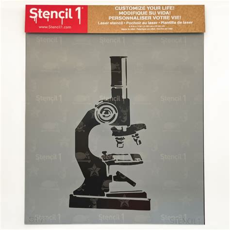 Microscope Stencil 85x11 Stencil 1