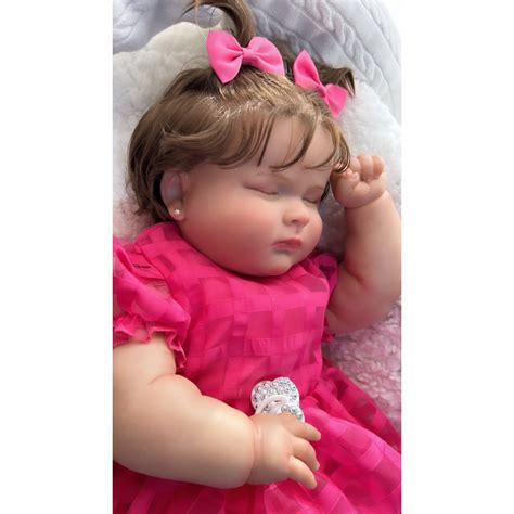 Boneca Bebe Reborn Realista Clara Gonzales Dormindo Kit Joseph Shopee Brasil