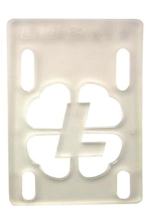 Lucky Skateboard Riser 18 Clear 1 Pc