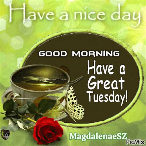 Tuesday Animated  Good Morning Tuesday