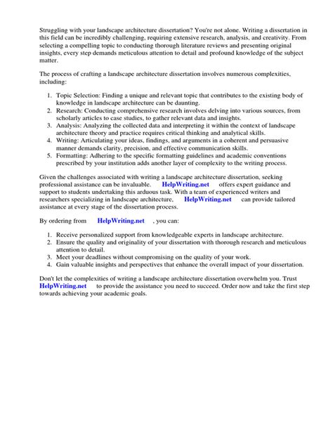 Landscape Architecture Dissertation Examples Pdf Thesis Landscape