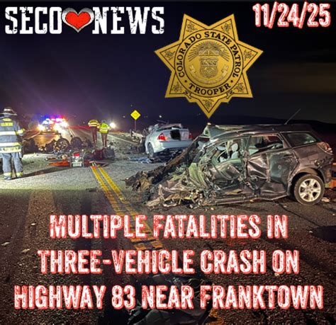 Seco News Multiple Fatalities In Three Vehicle Crash On Highway 83
