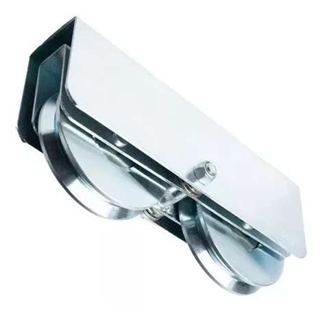 Roldana Truck Dupla 3 Pol 75mm Portão Correr Trilho Canal V Frete Grátis