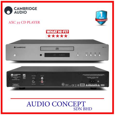 Cambridge Audio Axc35 Cd Player Free T Audio Concept