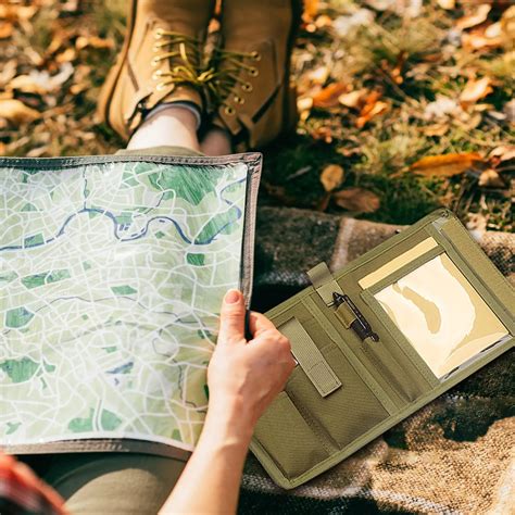 Multifunctional Weatherproof Map Case For Hiking Tactical Outdoor Activities Document Dry Bag