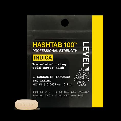 Level Level Hashtab Indica 100mg Single Tablet
