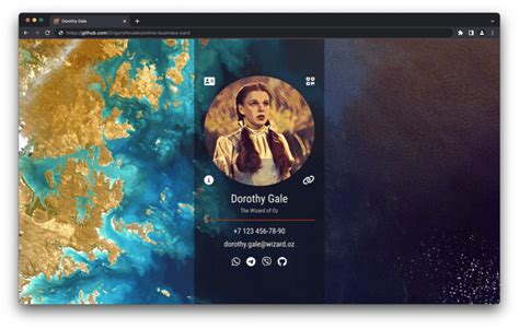 Github Grigorykovalevonline Business Card A Business Card Site