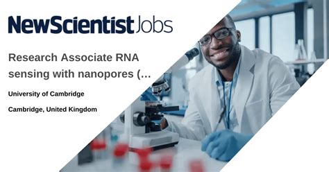 Research Associate Rna Sensing With Nanopores Fixed Term Job With