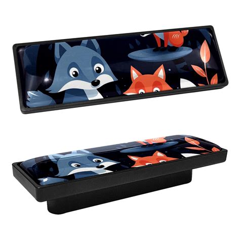 4 Pcrectangle Kitchen Cabinet Handlesknobs For Cabinets And Drawersbathroom Cabinet Knobs