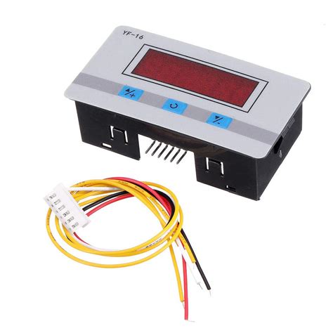 multi tester trigger frequency counter module accumulator 6 bit red