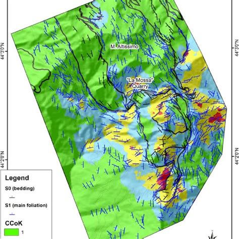 Classification Of Bedding S0 And Main Foliation S1 Performed By