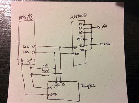 Several Slaves On I2c Rtc Mpc23008 Networking Protocols And