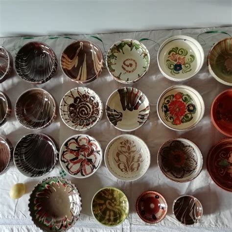 Rustic Earthenware Clay Bowls Antique Primitive Handmade Etsy