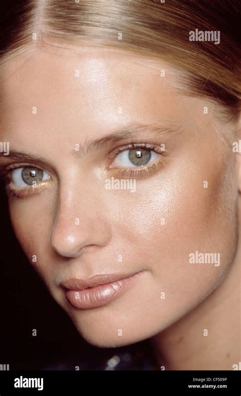 Pucci Backstage Milan Ready To Wear S S Close Up Face Of Blond Female Hair Off Face Wearing