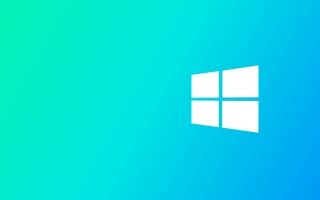 320x200 Resolution Windows 10 Cyan Logo 320x200 Resolution Wallpaper