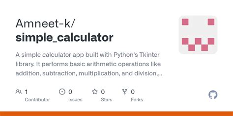 Github Amneet Ksimplecalculator A Simple Calculator App Built With