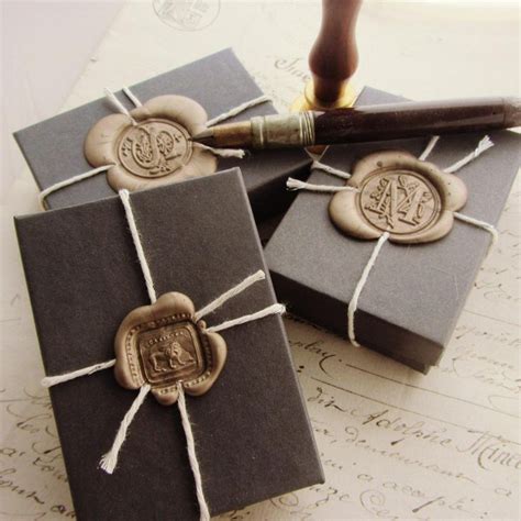 Custom T Wrap For Wax Seal Jewelry Box Wax Seal Jewelry Custom