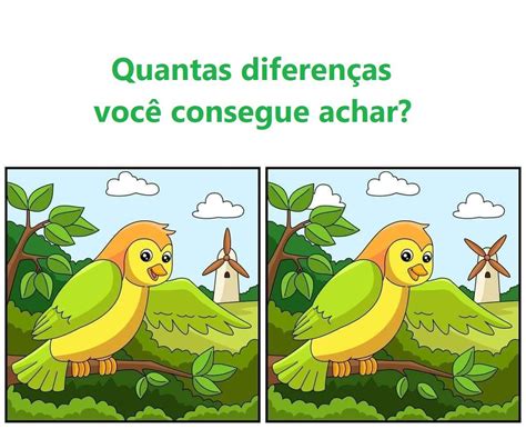 Ache As Diferenças O Passarinho Gênio Quiz