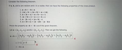 solved consider the following theorem if a b and c are