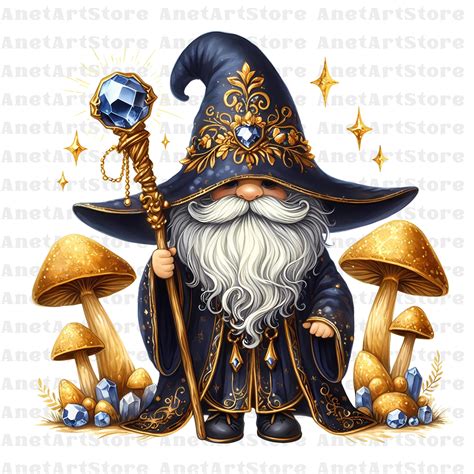 Wizard Clipart Gnome Clipart Gnomes Clipart Gnome Png Magic Clipart