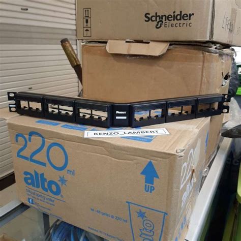 Promo Blank Patch Panel 24 Port Panduit Angled Cppla24wbly 24port