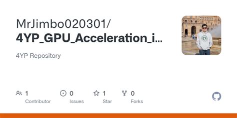 Github Mrjimbo0203014ypgpuaccelerationinfinance 4yp Repository