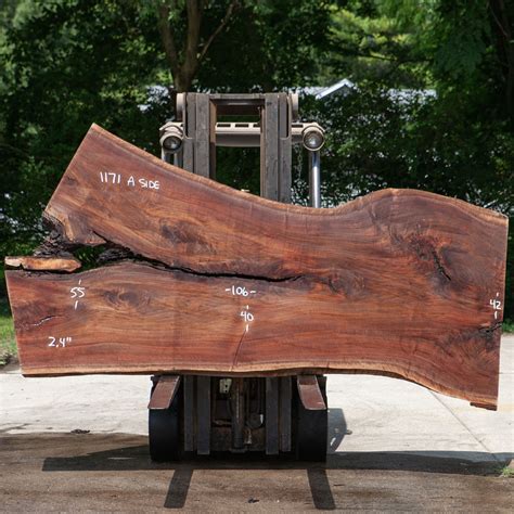 Walnut Slab No 1171 Elko Hardwoods Modern Live Edge Furniture Dining And Conference Tables