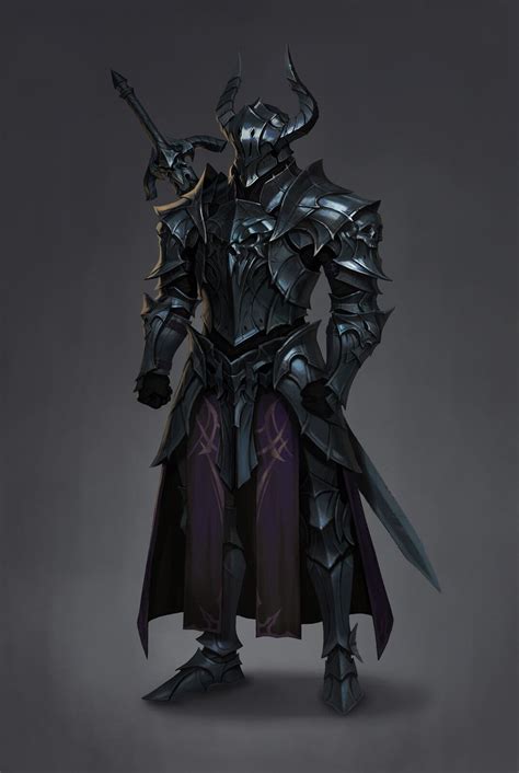 Knight Dj Kim Fantasy Armor Dragon Armor Fantasy Concept Art