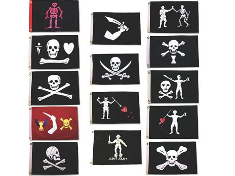 Real Pirate Flags From History