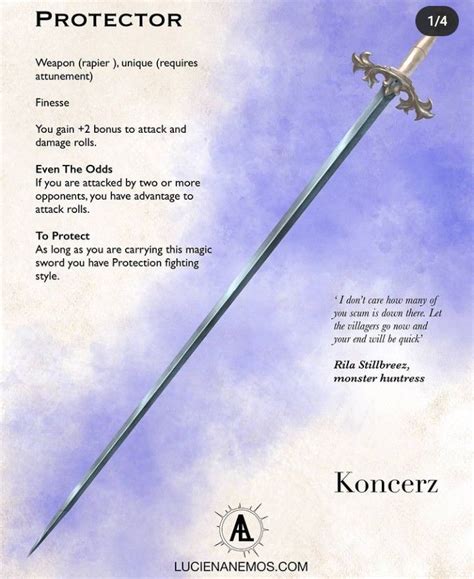 Protector Rpg Dungeons And Dragons Homebrew Dnd 5e Homebrew Dnd Stories