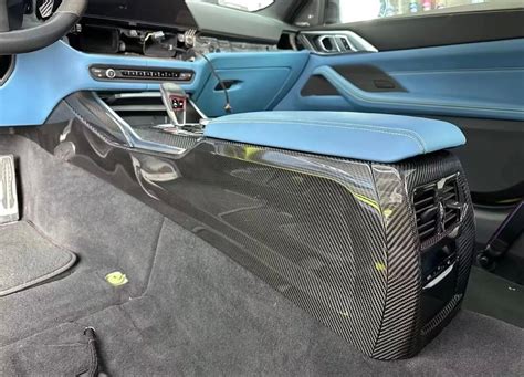 Carbon Fiber Interior Center Console For Bmw G20 G42 G22 G80 G82 G87