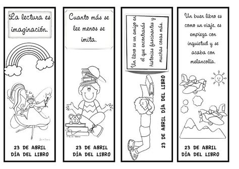 Separadores De Libros Para Colorear E Imprimir Imagui