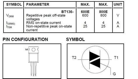 Everything You Need To Know About Bt136 Triac Datasheets