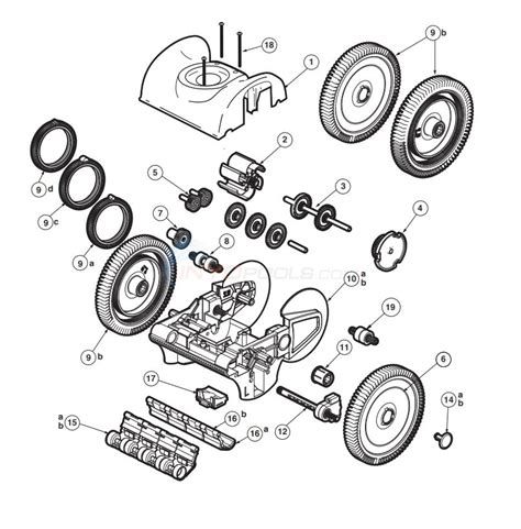 Hayward The Pool Cleaner 4 Wheel Next Gen Parts