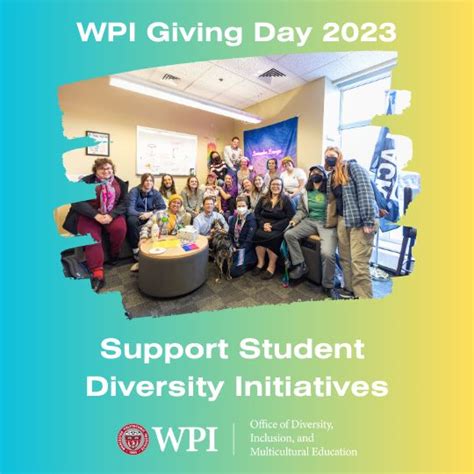 Office Of Diversity Inclusion And Multicultural Education Odime On Linkedin Givingday Wpi
