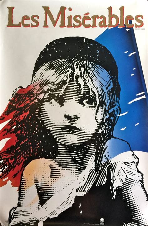 Les Miserables Original Broadway Poster