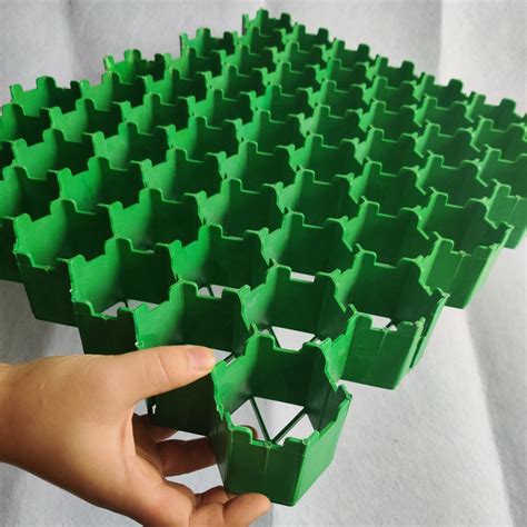50mm High Plastic Grass Grid For Luxembourg Fire Escape Paver Grid And Plastic Pavers