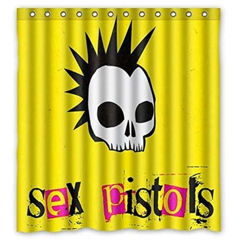Cortina De Ducha De Los Sex Pistols Juego De Cortinas De Baño Con
