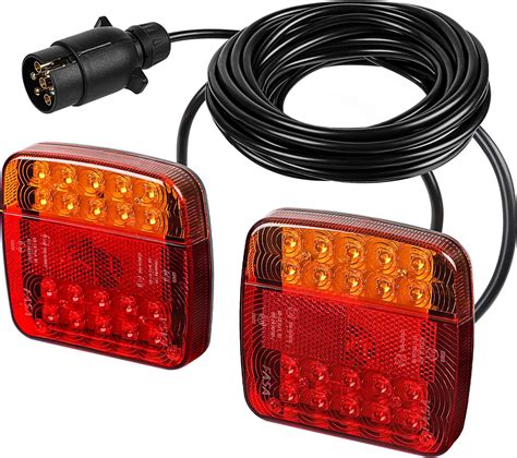Red Wolf Magnetic Wireless Trailer Light Kit For Car Truck Caravan