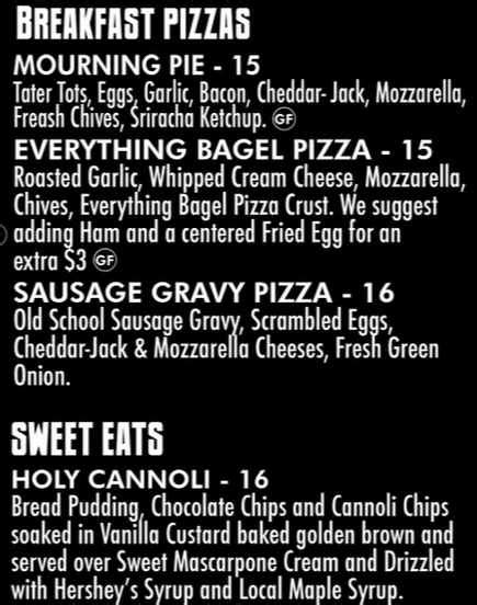 Brix Menu Cortland Ny