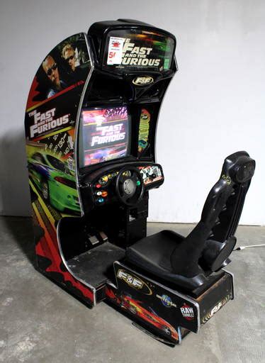 Raw Thrills Fast And Furious Sit Down Arcade Game