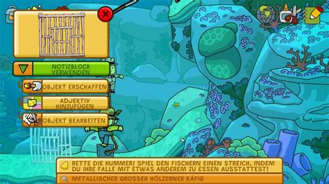 Lets Play Scribblenauts Unlimited Deutsch Part 2 Unterwasser