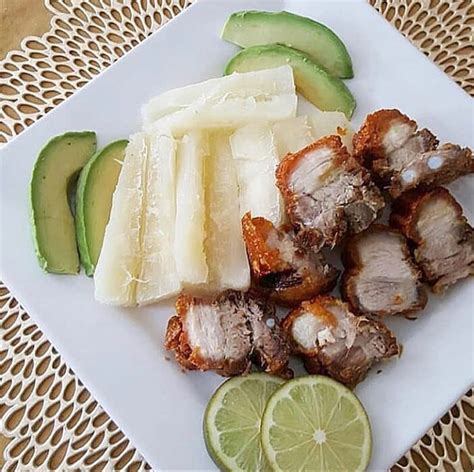 Chicharron Con Yuca Authentic Salvadoran Dish