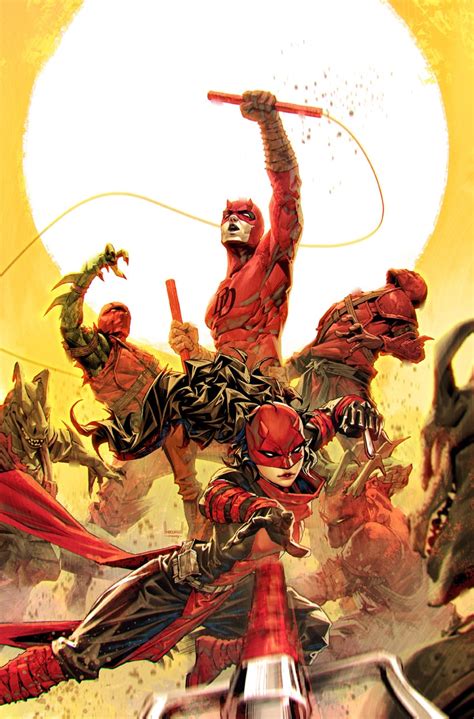 Daredevil Elektra Natchios Matt Murdock And Hybrid Marvel And 1