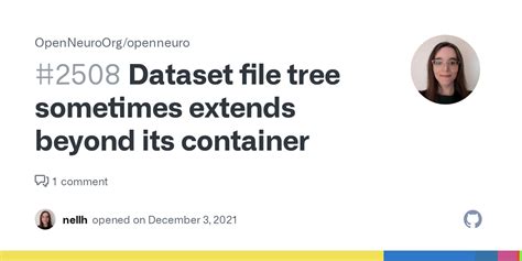 dataset file tree sometimes extends beyond its container · issue 2508