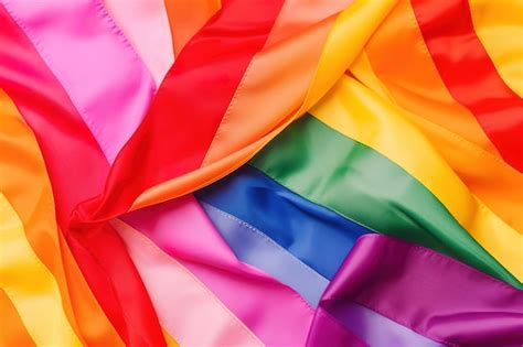 Premium Ai Image Lgbtq Flag Background