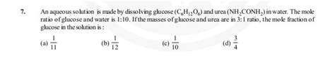 An Aqueous Solution Is Made By Dissolving Glucose Leftmathrm C 6 Ma