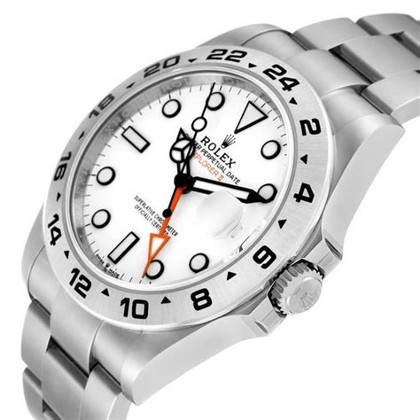 Rolex Explorer Ii Polar White Dial Steel Mens Watch 226570 Box Card For