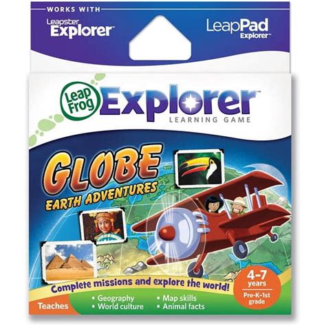 Leapfrog Leappad Explorer Learning Game Globe Earth Adventures For