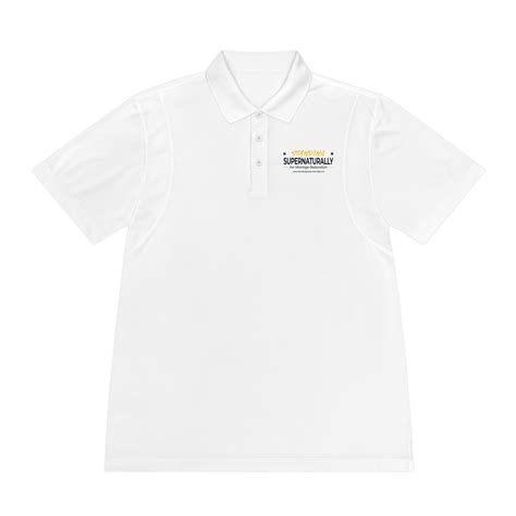 Standing Supernaturally Polo Shirt White